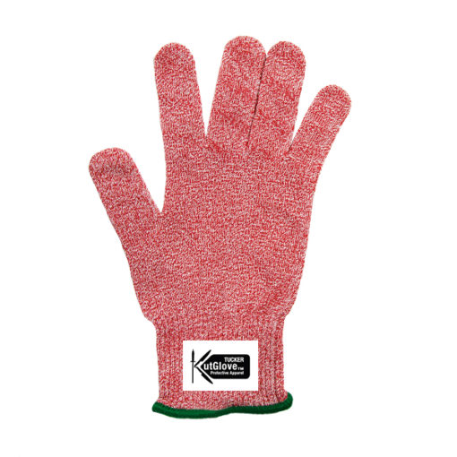 Red KutGlove™ Cut Resistant Glove, 13 Gauge - Tucker Safety | Personal ...